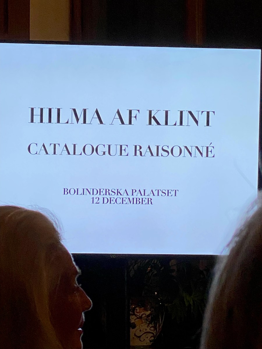 Release av Hilma af Klint Catalogue Raisonné – Yvonne Lin